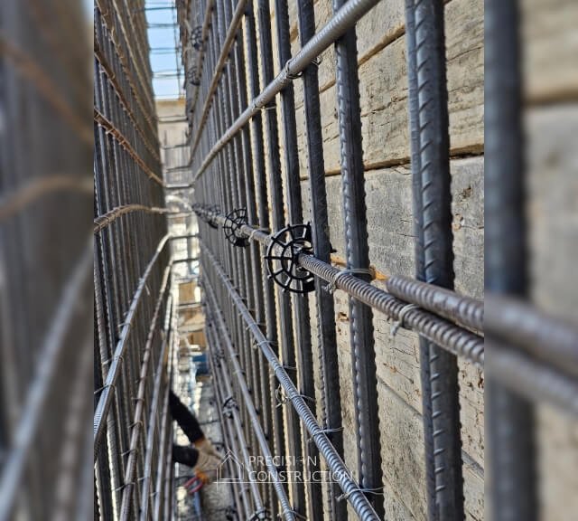 Walls & Columns Construction – Precision Construction